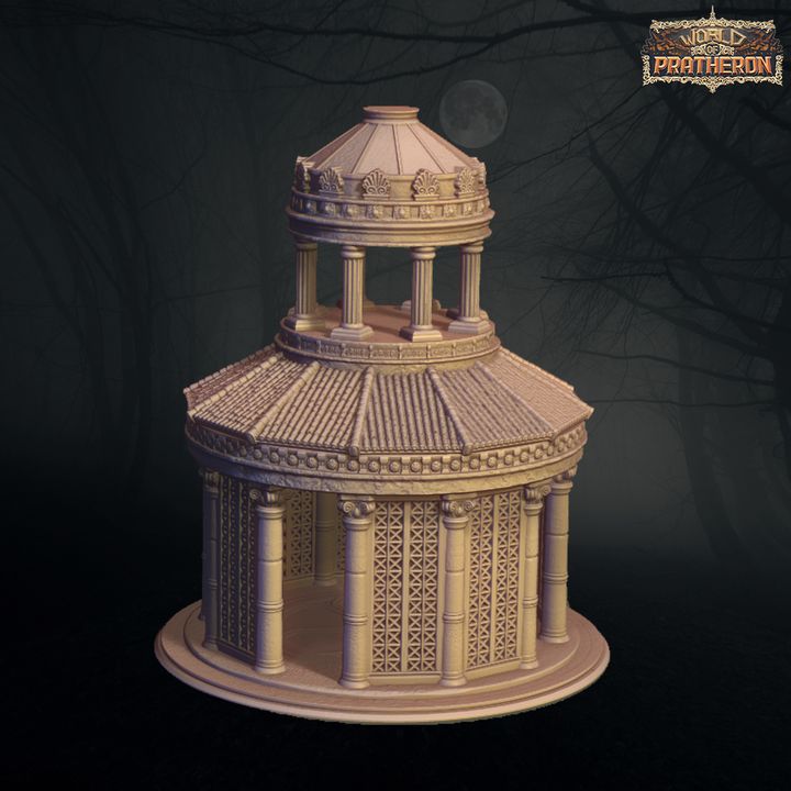 3D Printable Alexandria, The City of Glory - Garden Architecture 1 by World of Pratheron